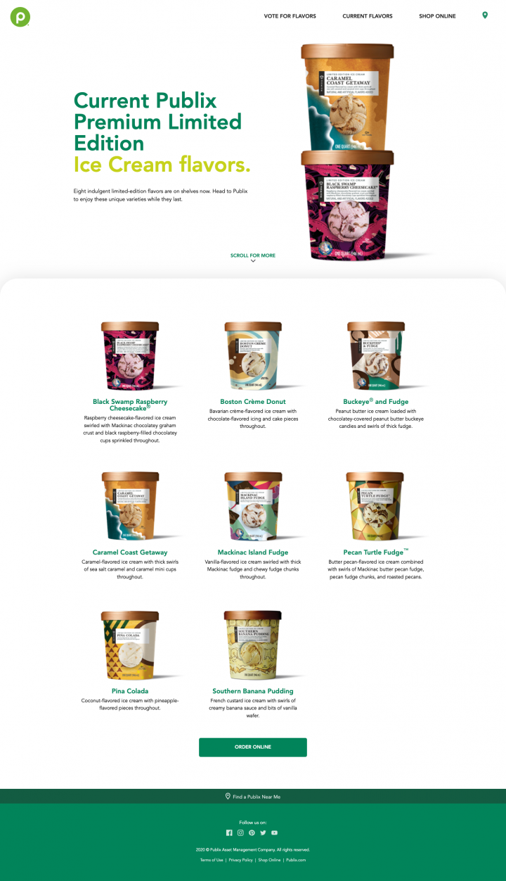 Publix Premium Limited Edition Ice Cream – Kelvin Raharja